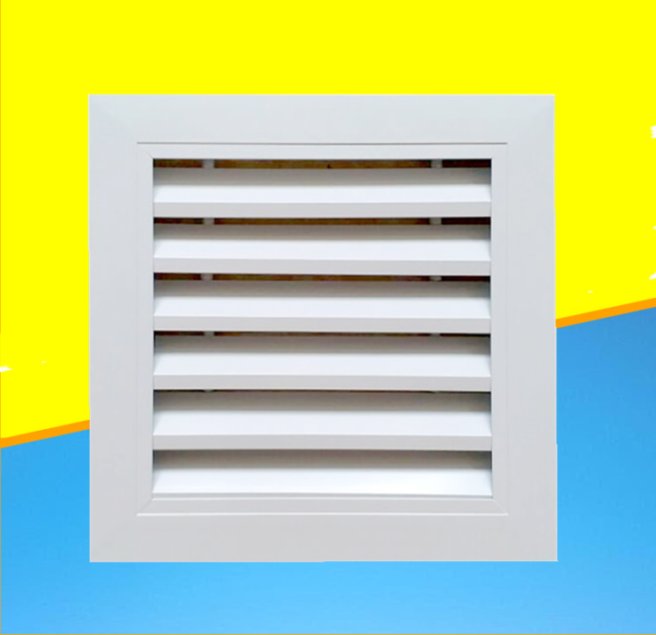 Aluminum alloy air inlet and outlet custom-made rain shutter air return ...