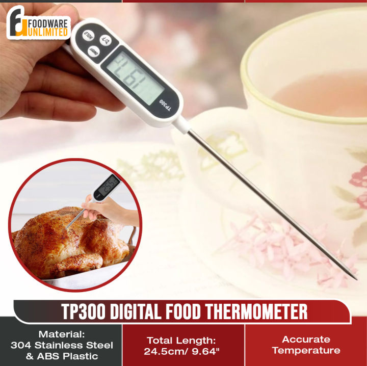 Digital Food Thermometer Liquid Cooking Grilling Probe Meat BBQ Milk ...