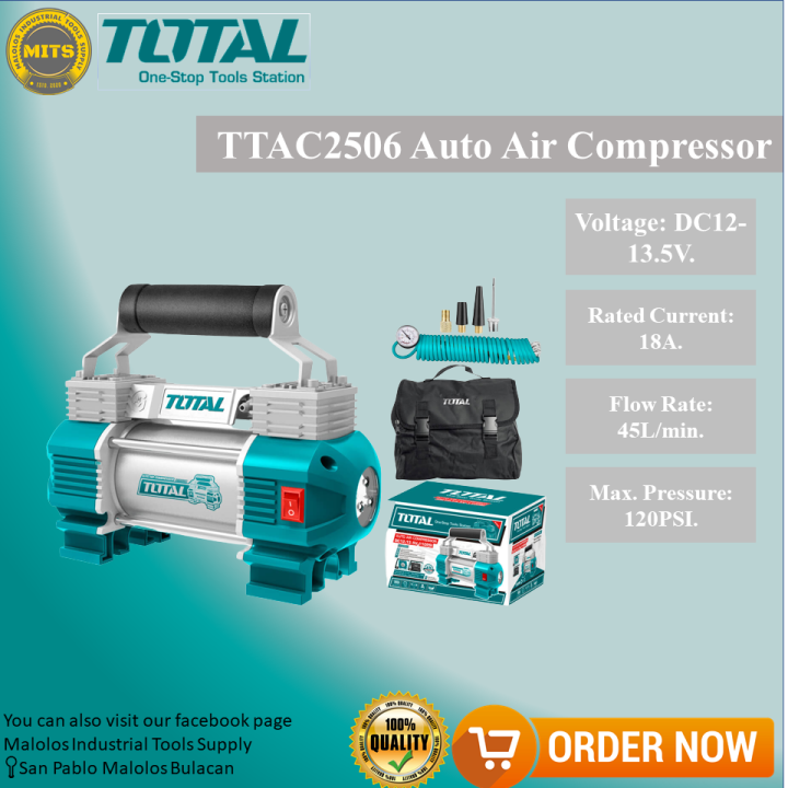 TOTAL Auto Air Compressor | Lazada PH