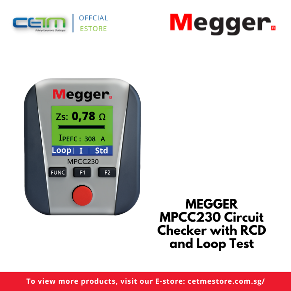 Megger MPCC230 Megger Pro Circuit Checker and Socket Tester | Lazada ...