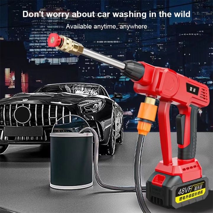 Wireless Car Washer 48V Lithium Battery Portable High Pressure Washer ... Wireless Car Washer 48V Lithium Battery Portable High Pressure Washer ...