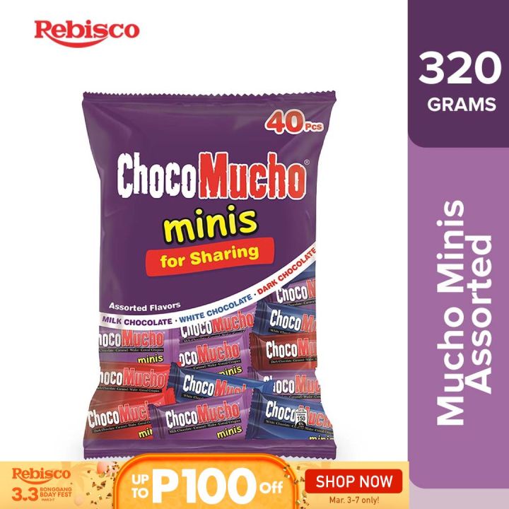 CHOCO MUCHO MINIS ASSORTED 40S | Lazada PH