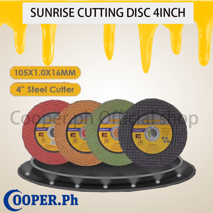 Original Sunrise Cutting disc Per Box 25 pcs steel cutting 4" 105 x 1.0 ...