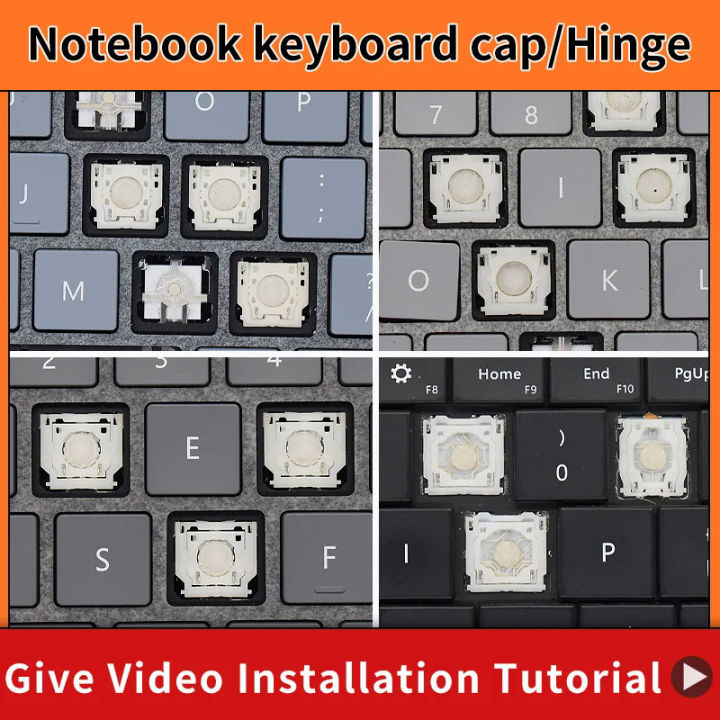 เปลี่ยน Keycap Key Cap & Clip & Hinge สำหรับ Surface Laptop Go 1943 ...