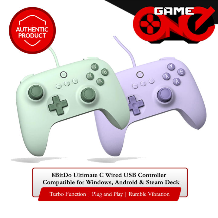 8BitDo Ultimate C Wired USB Controller for Windows, Android, and Steam ...