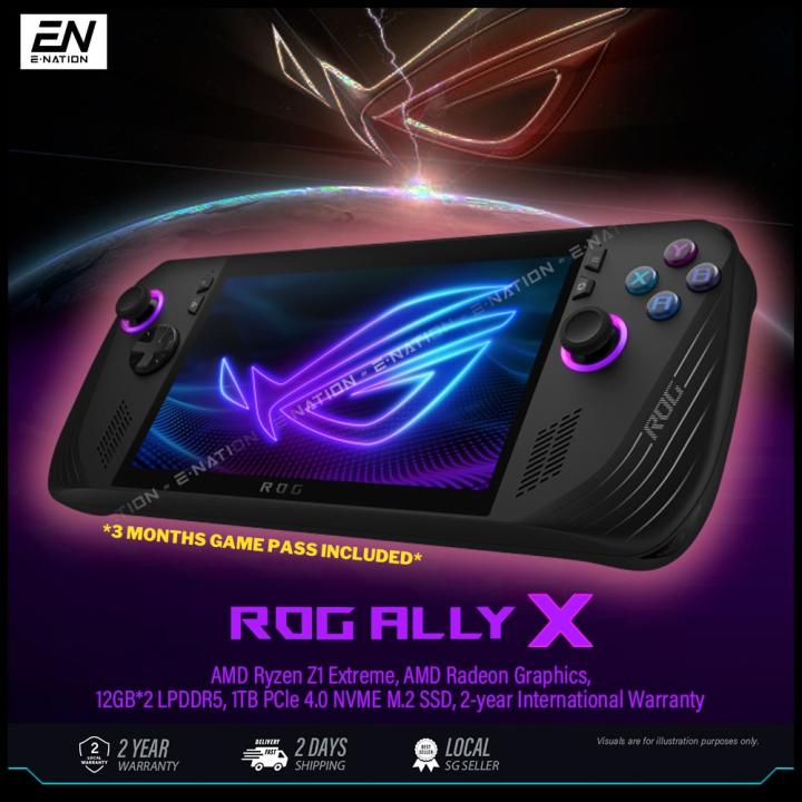 Asus ROG Ally X | AMD Ryzen Z1 Extreme | AMD Radeon™ Graphics | 1TB - 2 ...
