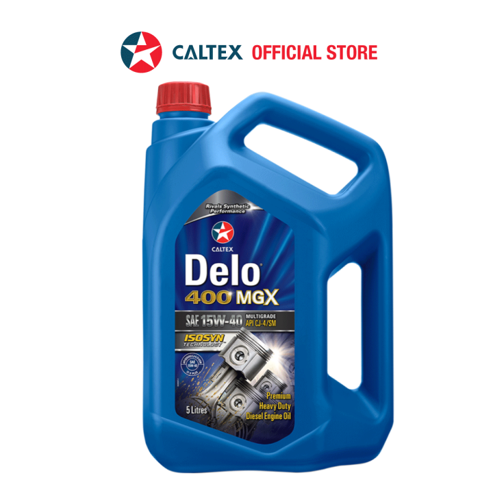 CALTEX Delo 400 MGX SAE 15W-40 API CJ-4/SM (5 Liters) | Lazada