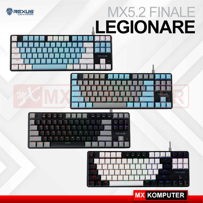 Keyboard Rexus Gaming Mechanical Legionare MX5.2 TKL | Lazada Indonesia