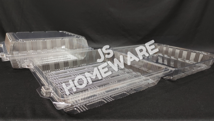 Kuih Container L600 / Disposable Plastic Clear Bakery Container (50pcs± ...