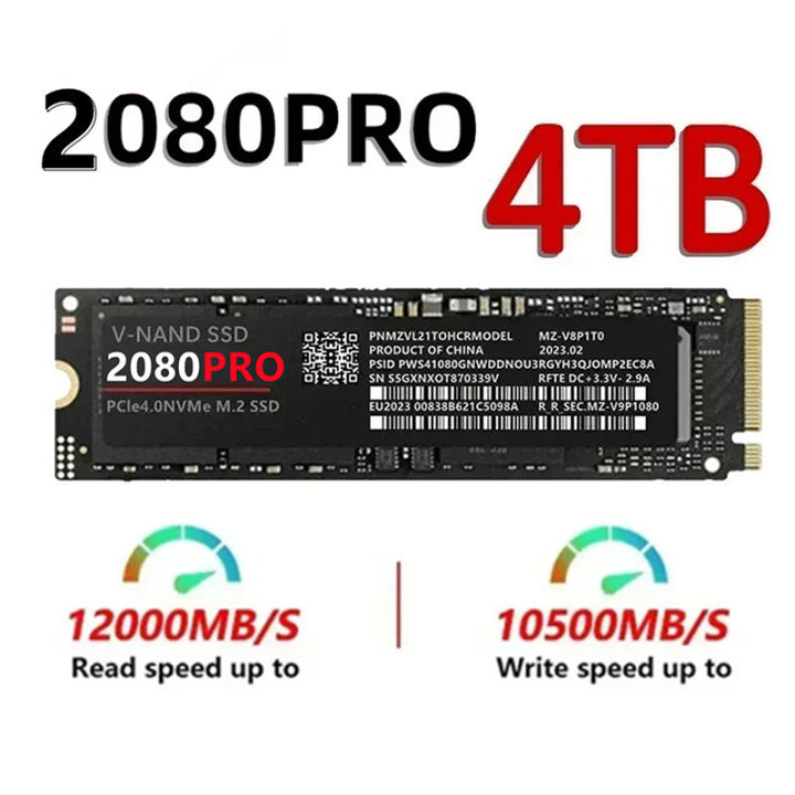XINGHEC2 4TB Ssd Solid State 2080pro Hard Drive Naff M.2 Ssd Nvme PCIE ...