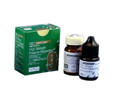 Fuji 9 Mini Pack (Gold Label 9 Extra Radiopaque posterior glass ionomer ...