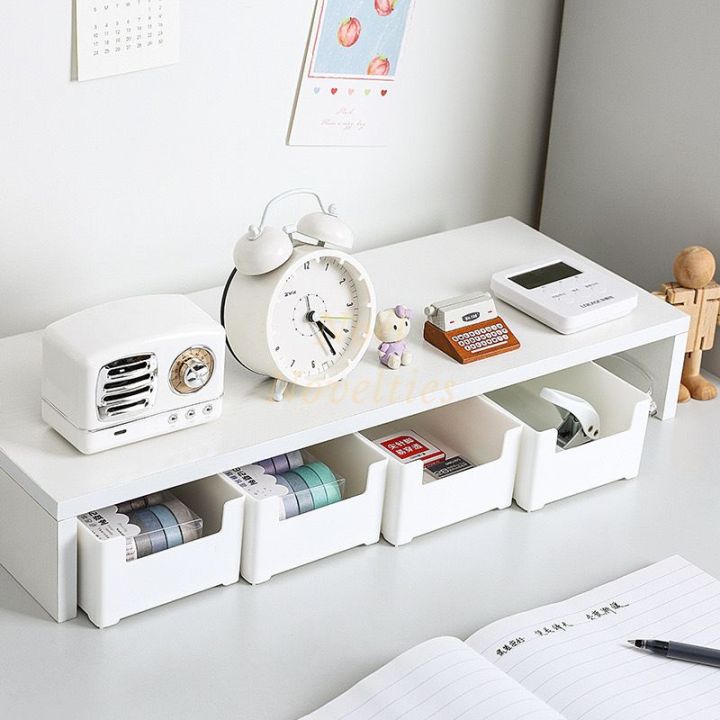 Multi-Purpose Stackable Desktop Table Desk Drawer Sorting Box Storage ...