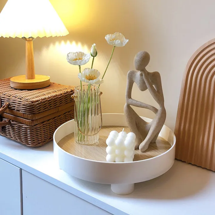 Thinker Figurine Statue Abstract Yoga Figurine Resin Handmade Crafts ...