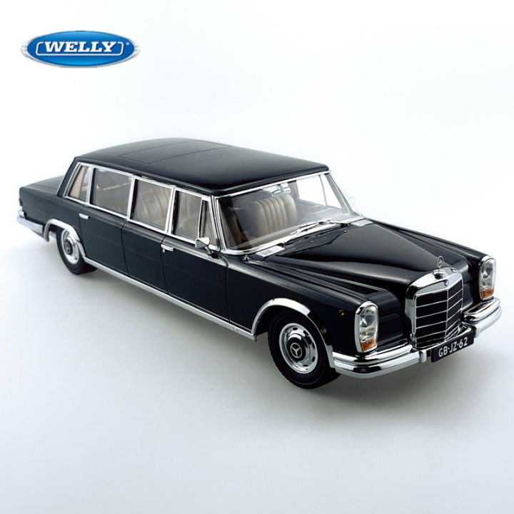 Hot WELLY 1:24 Mercedes-Benz 600 Alloy Car Model Diecasts Metal Classic ...