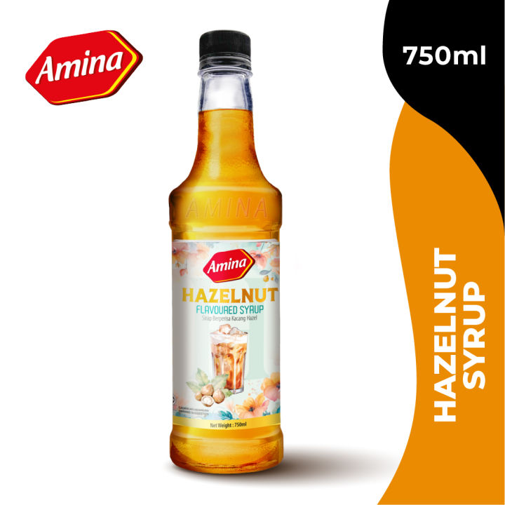 AMINA Hazelnut Flavoured Syrup 750mL | Lazada