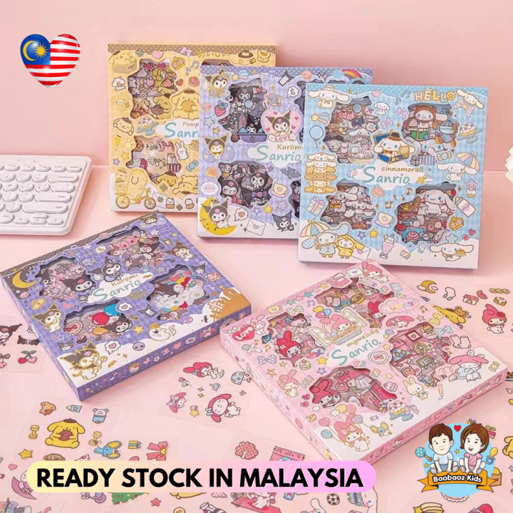 32 Sheet Sanrio Kuromi Cinnamoroll Melody Stickers for Kids Girls DIY ...