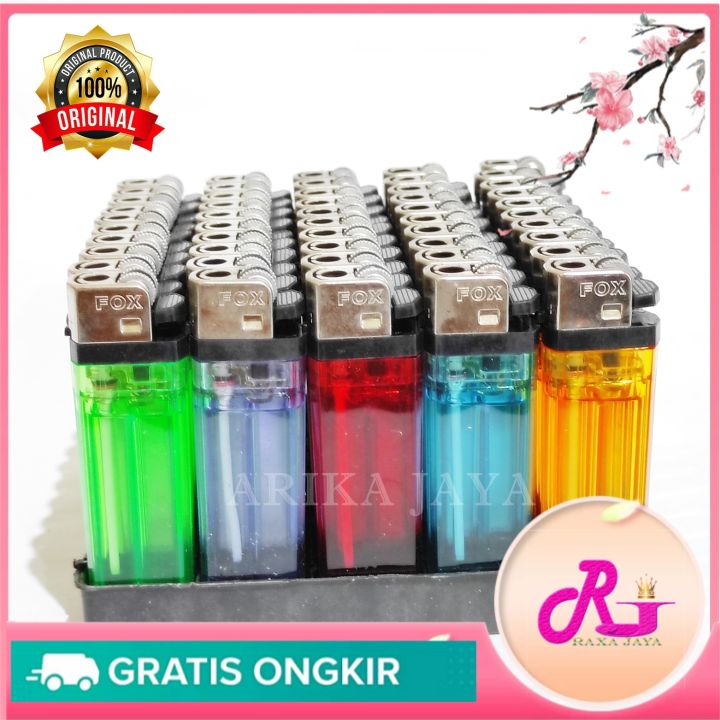 BEST Korek gas roda polos serupa TOKAI merk fox 1 pcs / korek api mancis | Lazada Indonesia