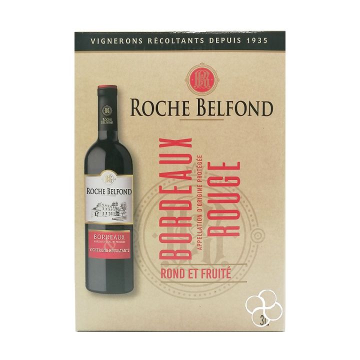 Terre De Vignerons Roche Belfond Bordeaux Rouge 3L | Lazada PH