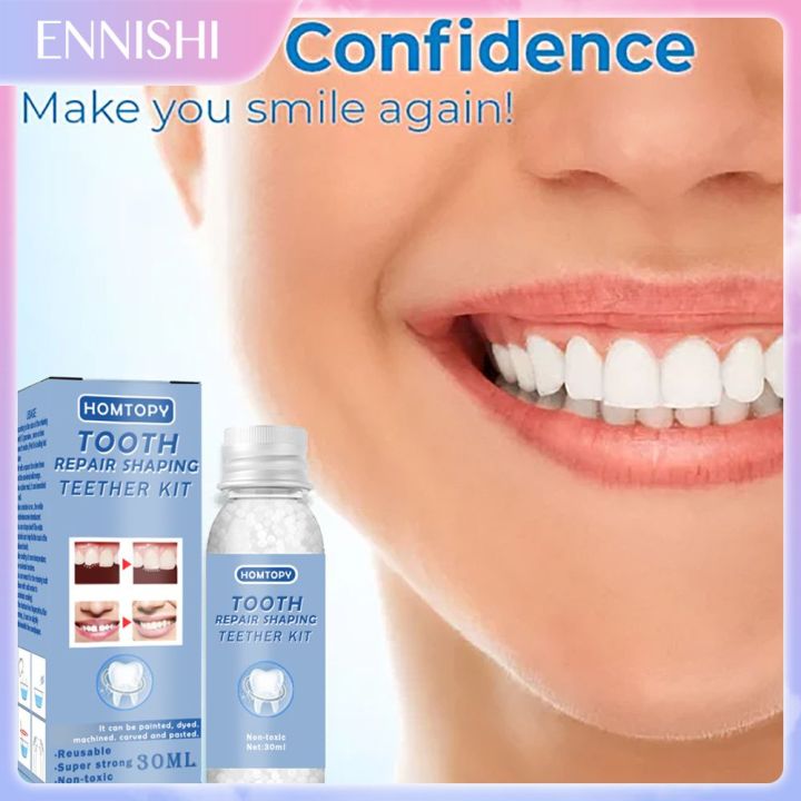 ENNISHI HOMTOPYs Tooth Repair Replace Missing Denture Repair Solid ...
