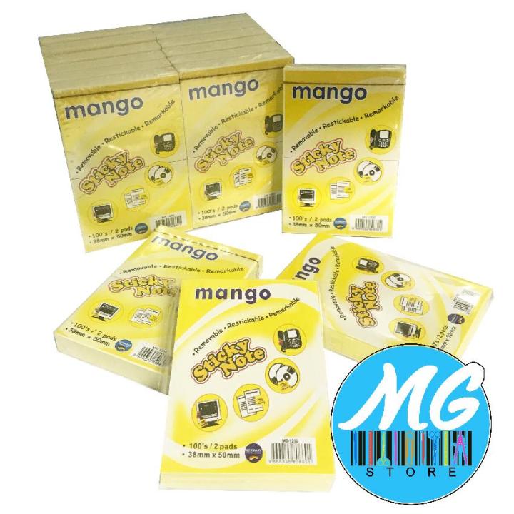 MS-1200 Sticky Note ( 2 in 1 Pad ) 38mm x 50mm | Lazada