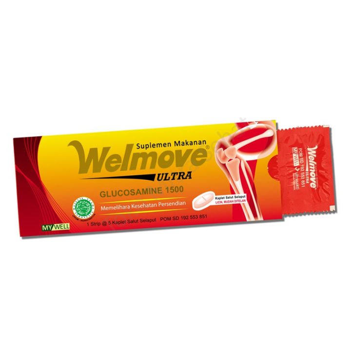 WELMOVE ULTRA ISI 5 kaplet VITAMIN SENDI / VITAMIN TULANG / PERSENDIAN ...