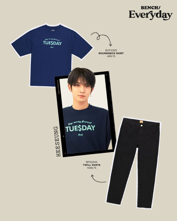 BENCH- BOF0325 #BENCH and ENHYPEN Men's Printed Tee | Lazada PH