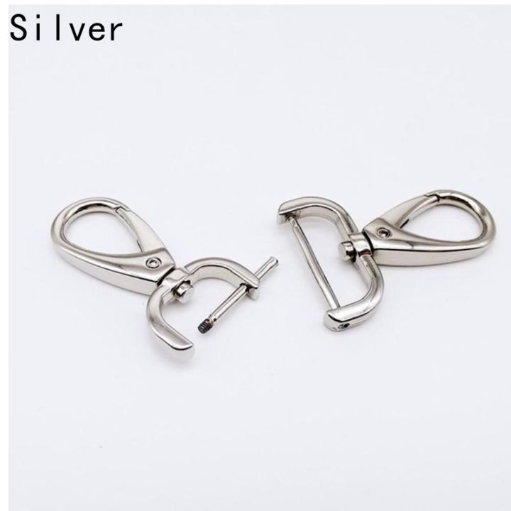 2m 1PC Leather Strap Detachable Metal Swivel Screw Rod Lobster Clasp ...