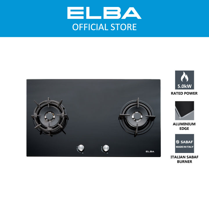 ELBA 2 / 3 Burners Built-in Glass Hob EGH-E9522G(GR) - Safety Valve (Flame Failure Device), (5 ...