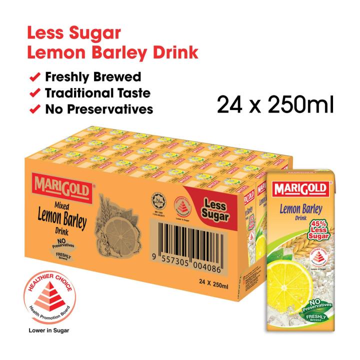 Marigold Lemon Barley (Less Sweet) Packet Drink - Case | Lazada Singapore