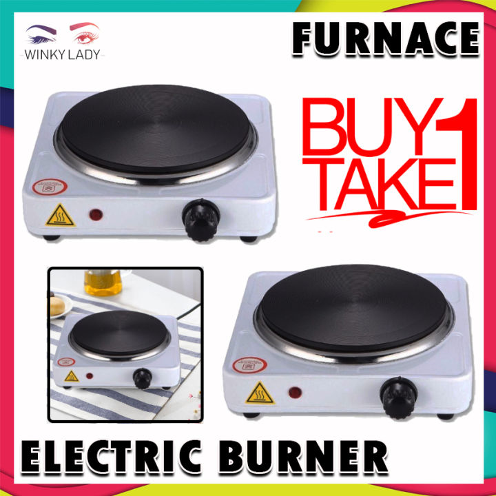 BUY 1 TAKE 1 Portable Electric Stove Single Burner 1000W Hot Plate JX1010B (White) | Lazada PH