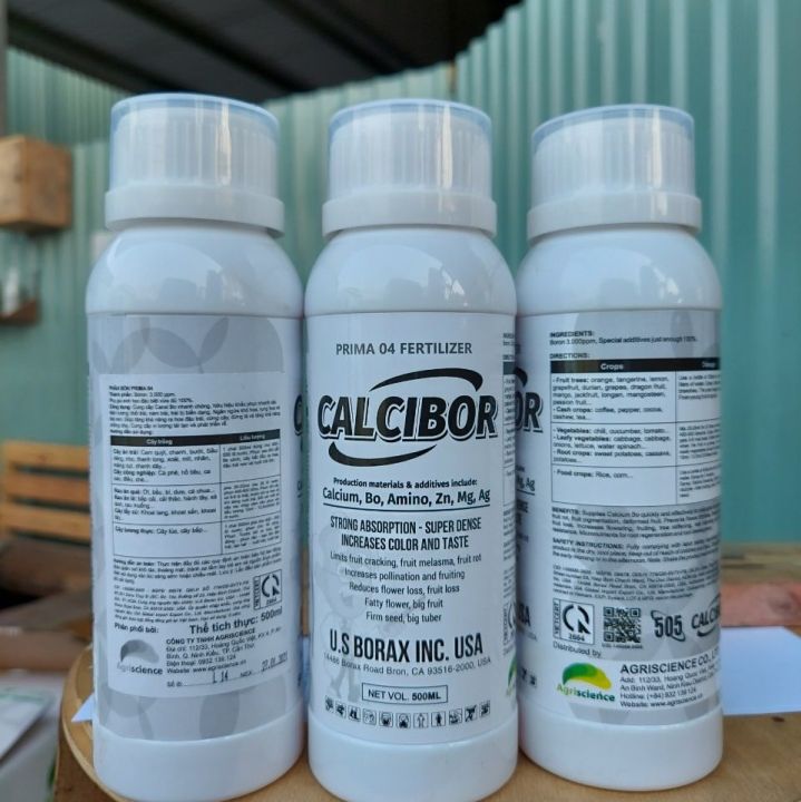 Phân bón lá Sinh học - Phân bón lá - CALCIBOR USA - 1 chai 500ml ...