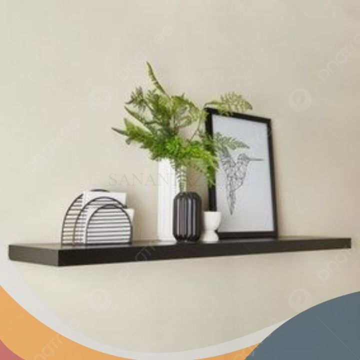 FURNITURE RAK HIASAN DINDING MODEL TERBARU 1 SUSUN TERLARIS | Lazada ...