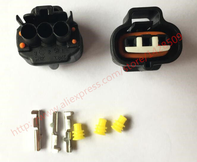 20 Set Toyota Denso 3 Pin 3 Way Female Waterproof Fuel Injector ...