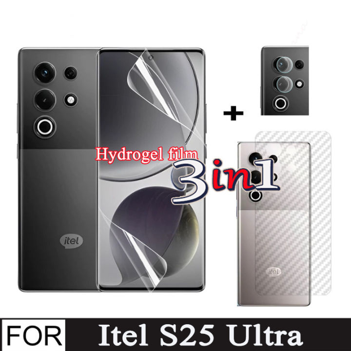 Itel S25 Ultra Full Transparent Hydrogel Soft Film Screen Protector For ...
