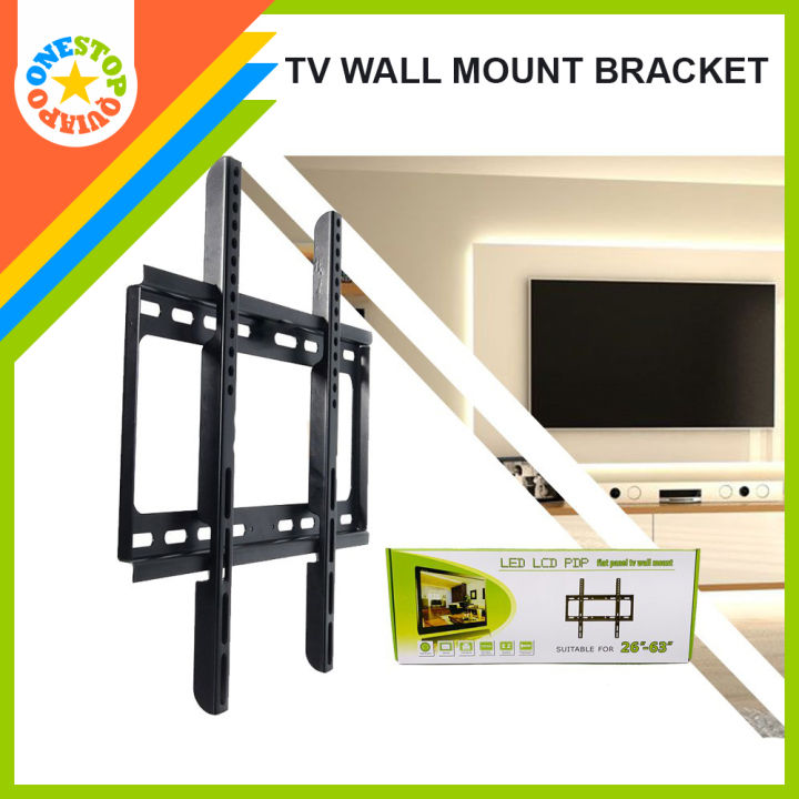 OSQ 26"-63" LED/LCD/PDP Flat Panel Tv Wall Mount Wall Bracket | Lazada PH