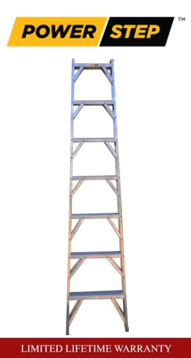 Power Step Aluminum Straight Ladder 7ft | Lazada PH