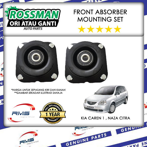 2 UNIT RIMS HEAVY DUTY KIA CAREN 1 , NAZA CITRA FRONT ABSORBER MOUNTING ...