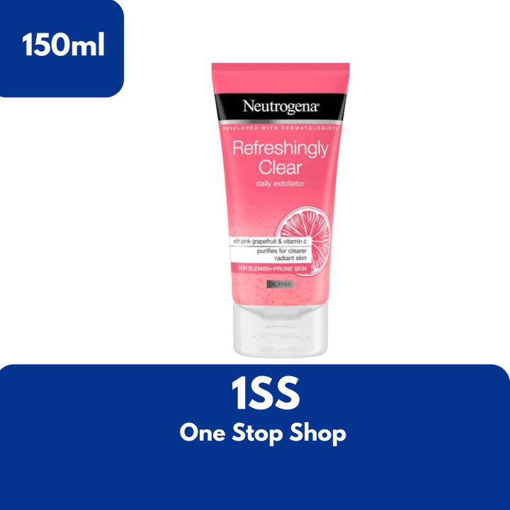 Neutrogena Refreshingly Clear Daily Exfoliator, 150ml | Lazada PH