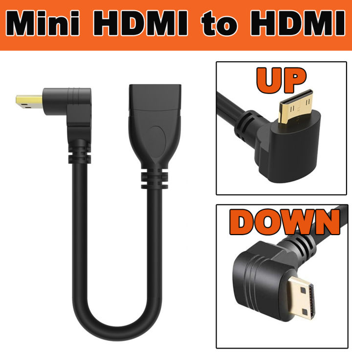 สายแปลง Mini HDMI to HDMI Mini HDTV Male to HDTV Female Cable Adapter ...