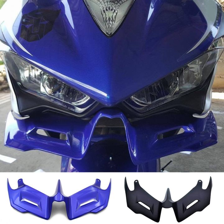 【WWU】-Motorcycle Front Aerodynamic Winglets Windshield Fairing Wing for ...