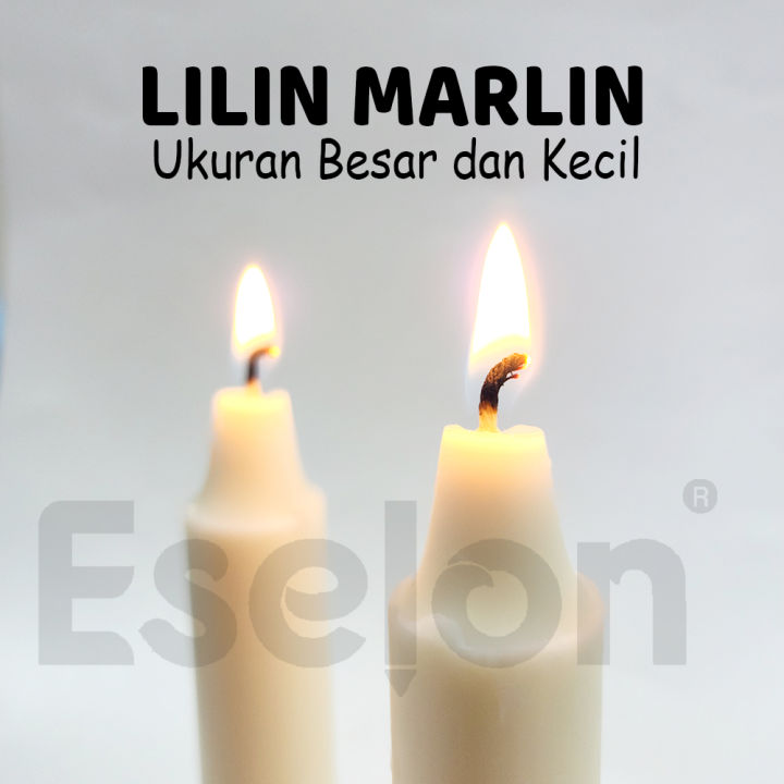 1Pak Lilin Lampu Mati / Lilin Cap MARLIN / Lilin Putih | Lazada Indonesia