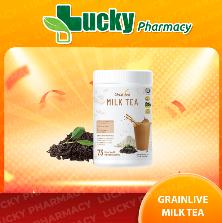 Grainlive Milk Tea Pengganti Makanan/Bijirin (1 Tong 800g) Stok Sedia ...