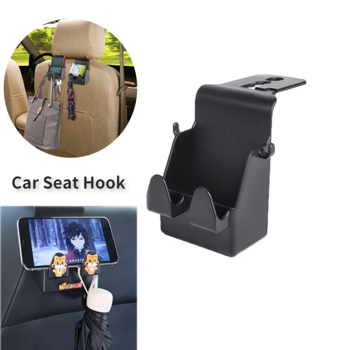 Car Rear Seat Storage Box Hook Headrest Hanger Auto Interior Organizer ...
