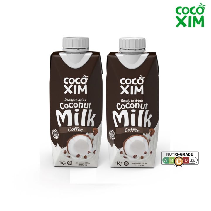 [COCOXIM] Coffee Coconut Milk Drink 330ml - Bundle of 2 - Tetra Drink ...