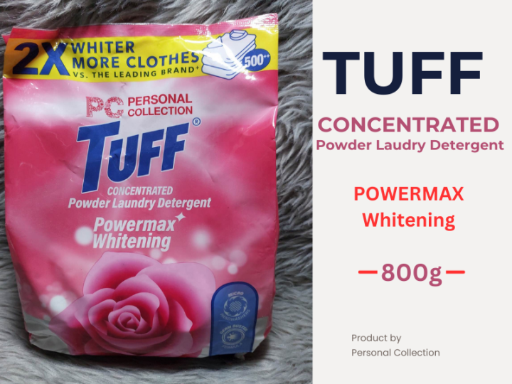 TUFF PLD with Power Max Powder Detergent 800g (PERSONAL COLLECTION ...