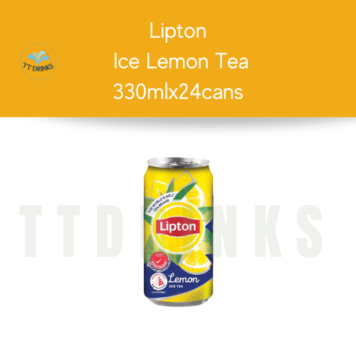 Lipton Tea : Lipton Ice Lemon Tea Can 300mlx24cans | Lazada Singapore