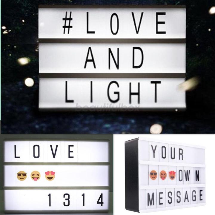 2018 Premuim New A4 A6 Size LED Combination Light Box Night Lamp DIY ...