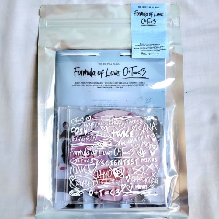 TWICE SEALEDUNSEALED ONHAND ALBUMS TASTE OF LOVE, FORMULA OF LOVE ...