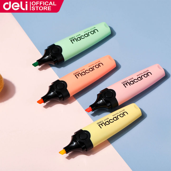 Deli 4 in 1 Highlighter Pen Macaron Color High Lighting Marker ...