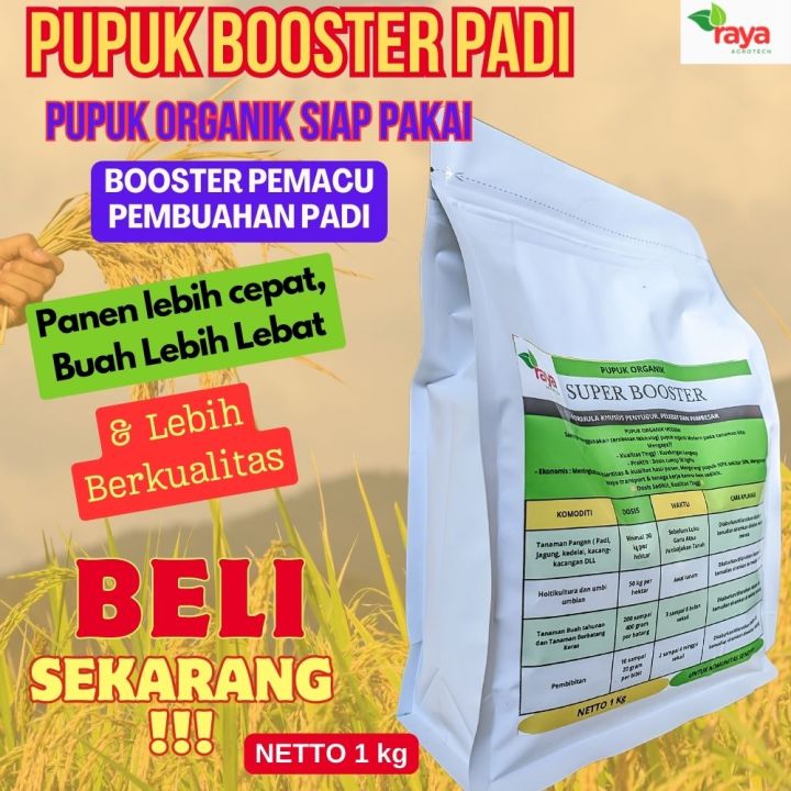 Pupuk Booster Padi Organik, Pupuk Booster Penambah Bulir Padi, Pupuk ...